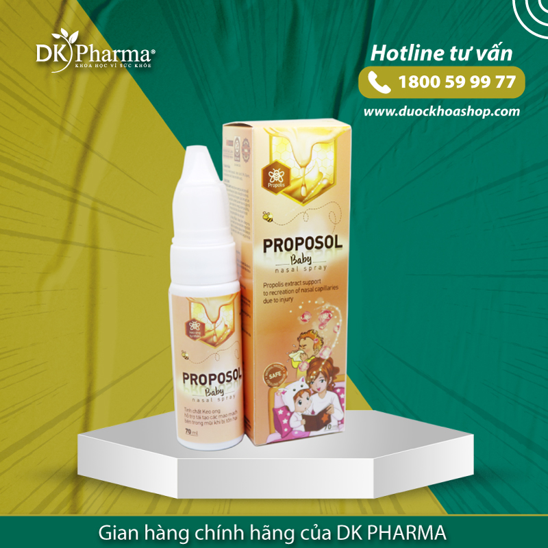 Xịt mũi keo ong Proposol Baby: Mẹo vệ sinh mũi họng cho trẻ